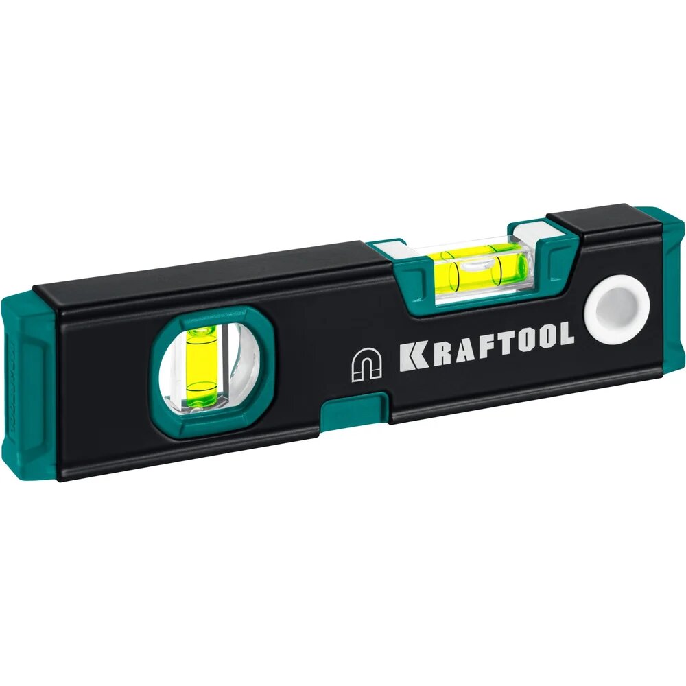 Магнитный уровень компактный KRAFTOOL Kompakt-200, 200 мм, Усиленный профиль,