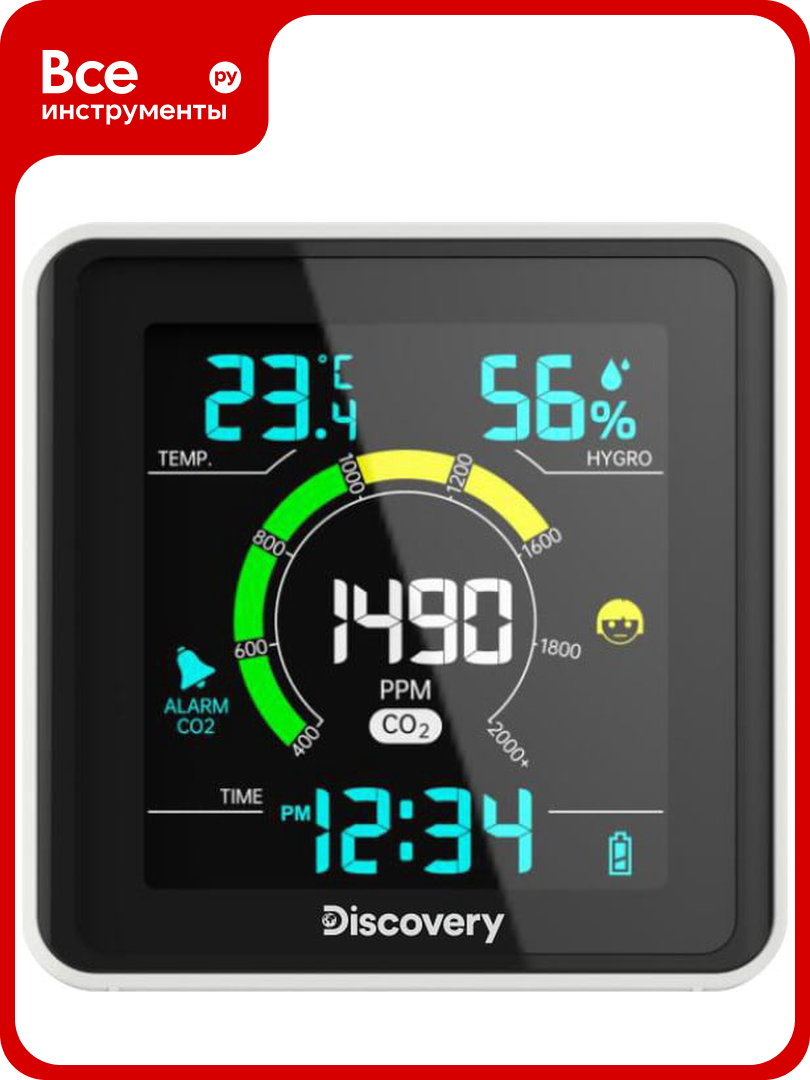 Детектор углекислого газа Levenhuk Discovery Report WA40 78877