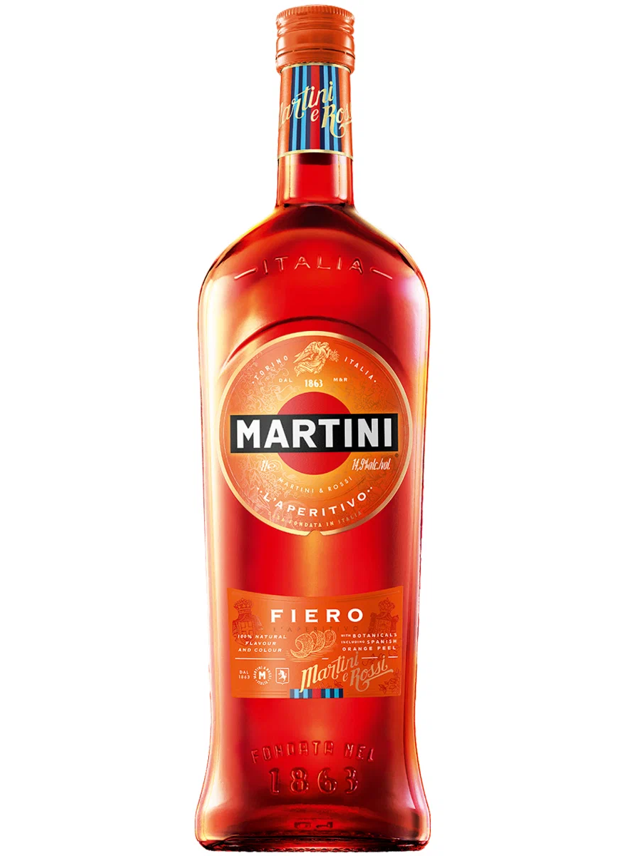 Вермут Martini "Fiero", сладкий, фруктовый, 1 л, Италия, 14,9%