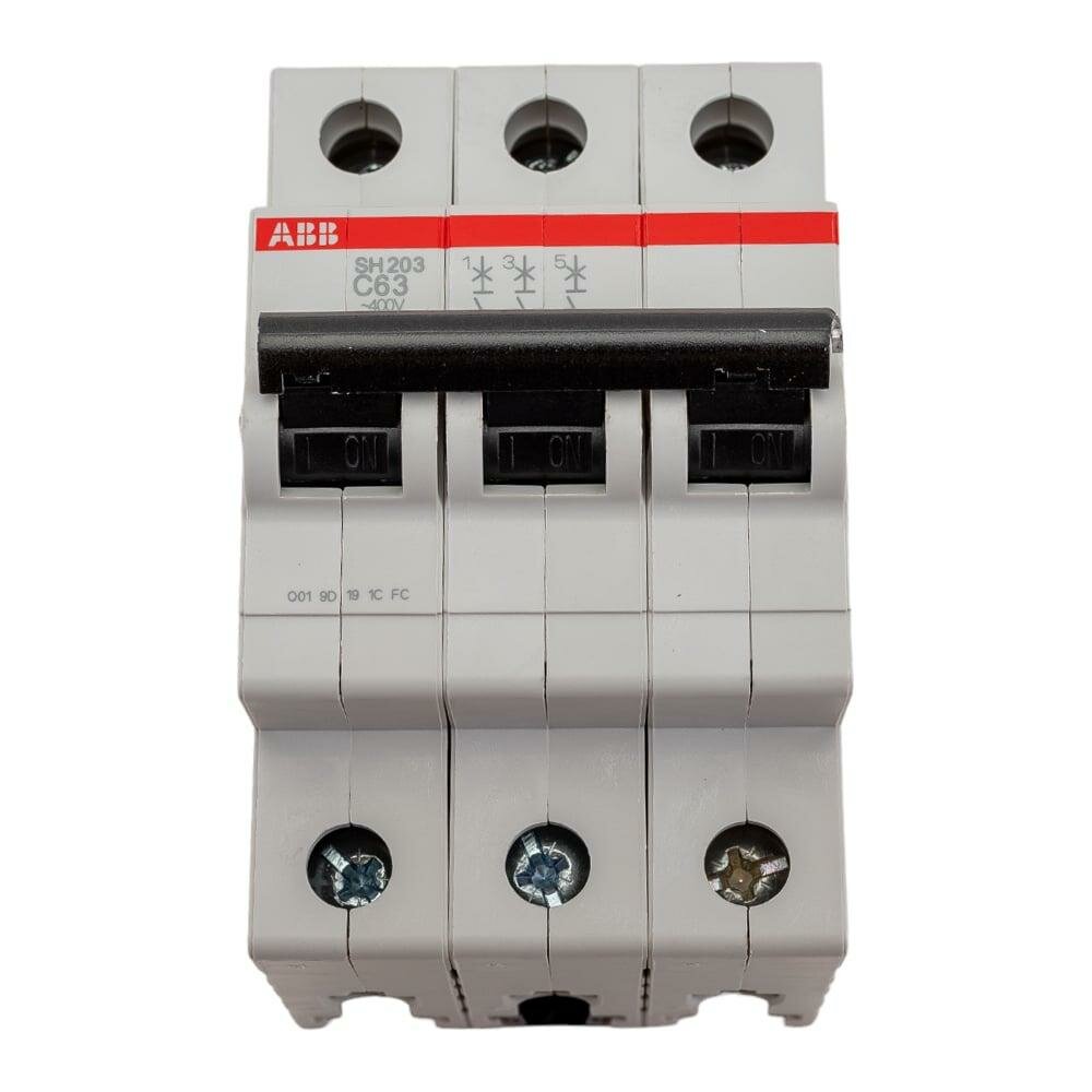 Автоматический выключатель ABB 3-полюсной sh203 c63 2CDS213001R0634