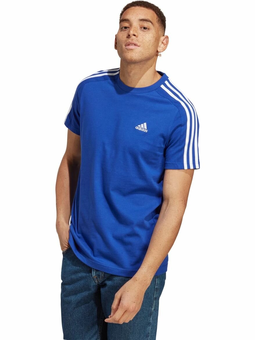 Футболка спортивная Essentials Single Jersey 3-Stripes T-Shirt