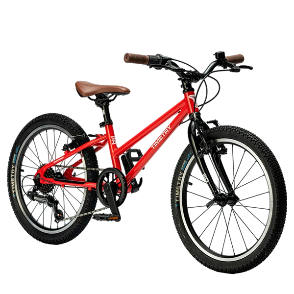 Горный подростковый велосипед BREND TIMETRY ORIGINAL TT267, 20" колеса, 7 скоростей, цвет красный