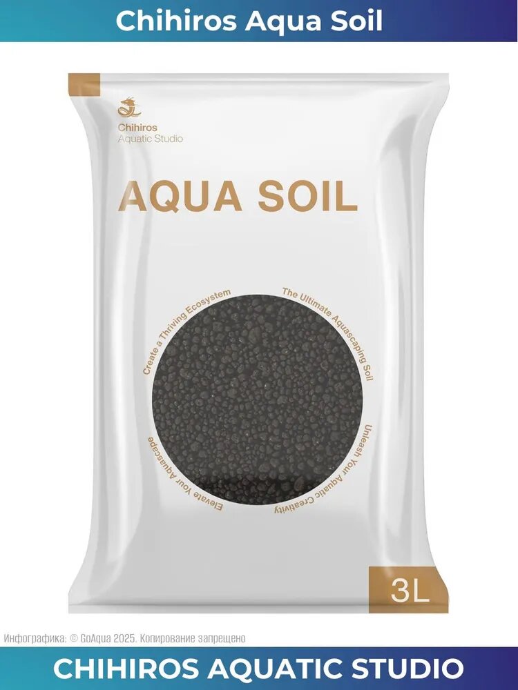 Питательный грунт Chihiros Aqua Soil 3 л