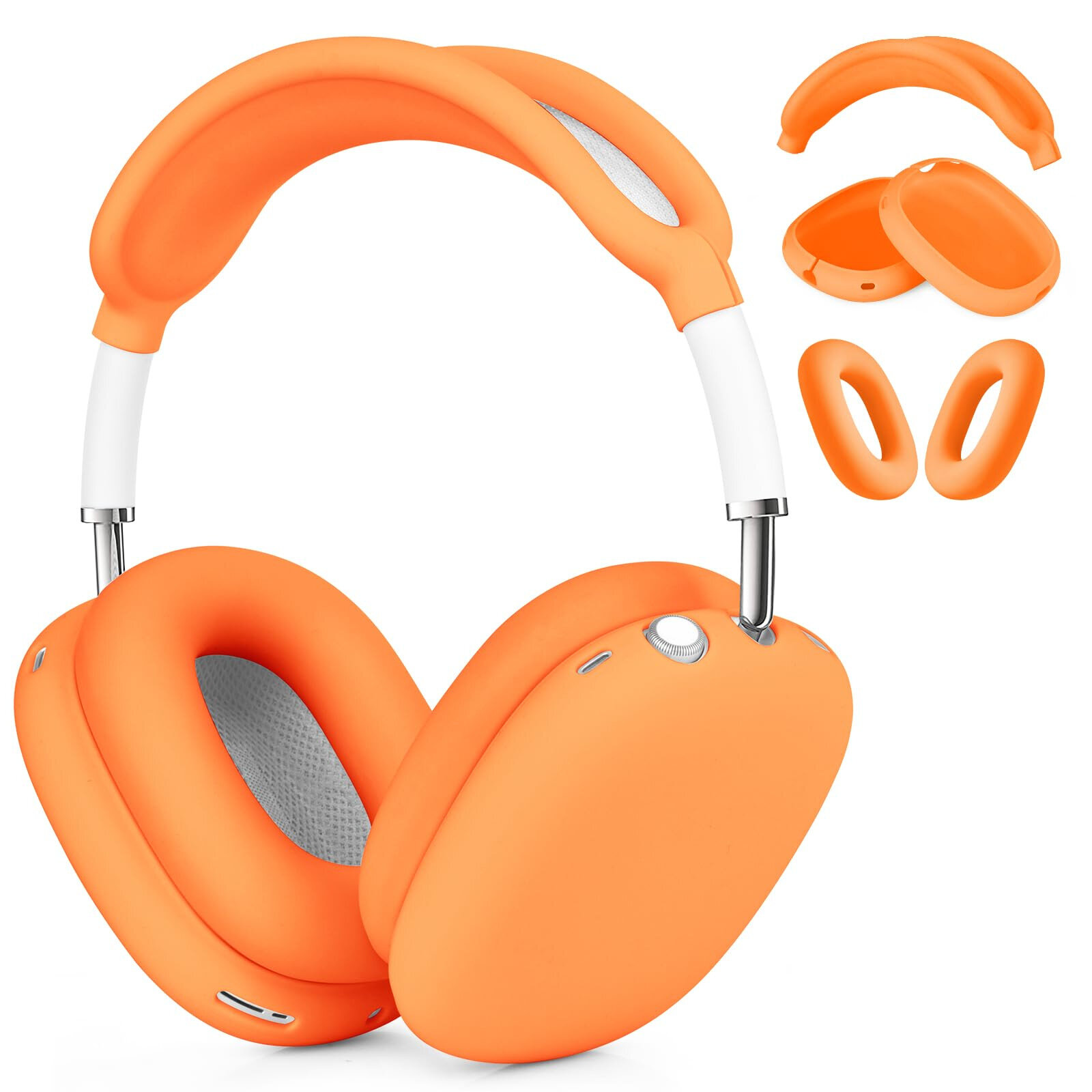 Чехол для наушников AirPods Max, силиконовый чехол для наушников, защитный чехол для Bluetooth-наушников Apple, защитный чехол для наушников