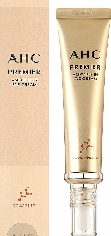 Высокопитательный ампульный крем для век с коллагеном AHC Premier Ampoule In Eye Cream Collagen T4