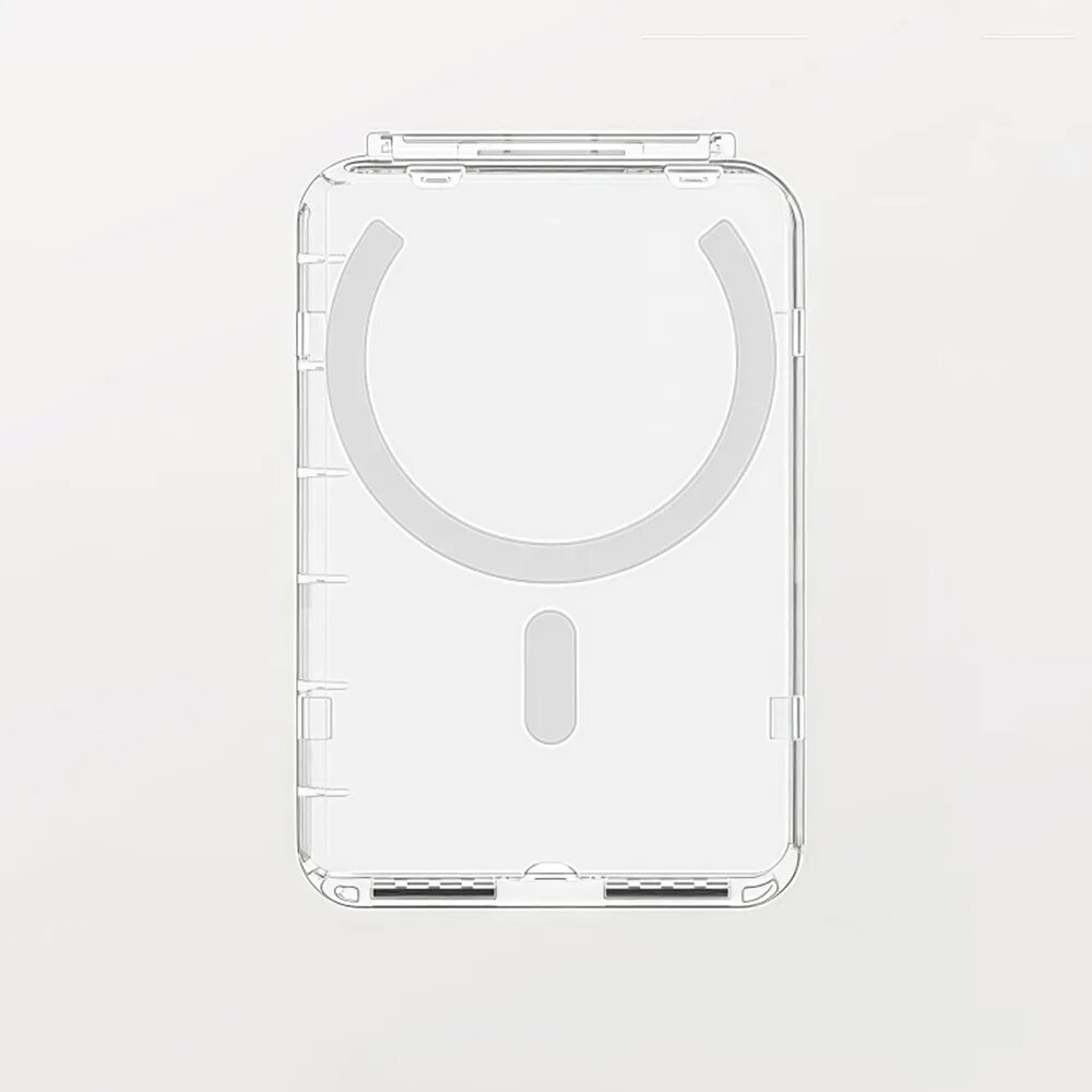 Прозрачный чехол для карт MagSafe, противоударный, с 2 слотами для карт, магнитная подставка, держатель для карт, ультратонкий для iphone 17/16/15/14/13/12