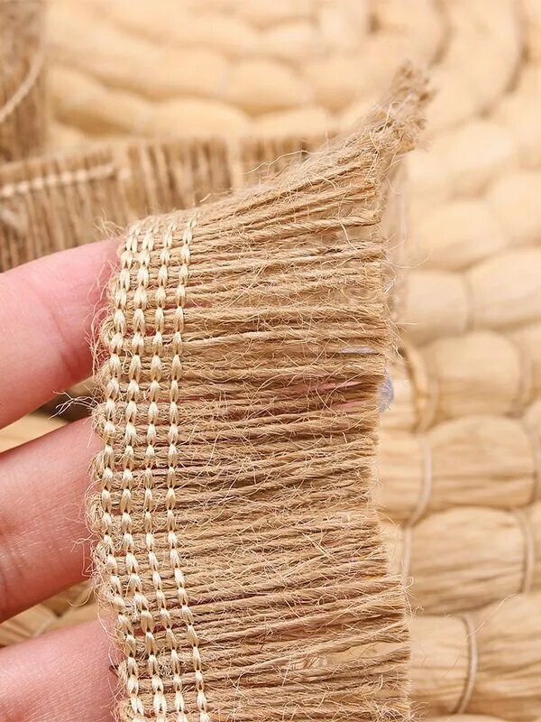 Бахрома для рукоделия , джутовой бахромы, Тесьма для штор декоративная, вязанное кружево для шитья