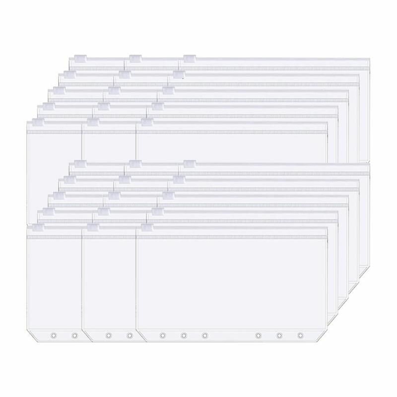 Биндер-пакеты A5/A6, 6 отверстий, без молнии, - Застежка-молния A5 с откидным листом30