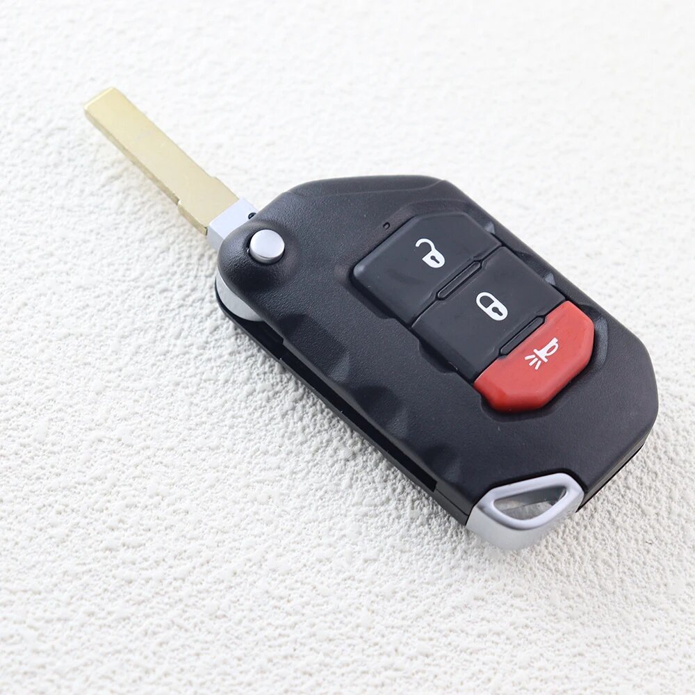 2 3 4 кнопки автомобильного брелока корпус для Jeep Rubicon Sahara Gladiator JT Wrangler JL JLU 2018 2019 2020 2021+