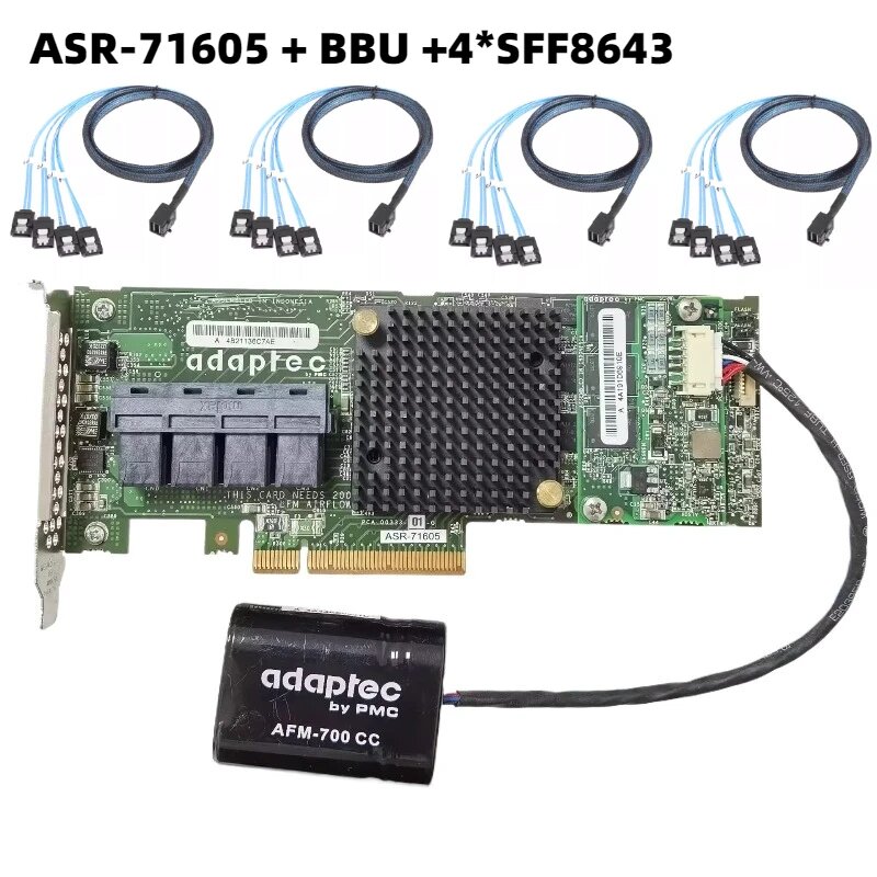 ASR-71605 RAID-карта 1 ГБ с 4 портами SFF8643