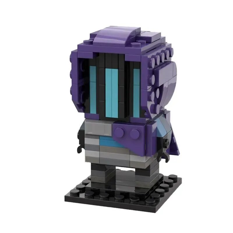 Конструктор пластиковый Omen VALORANT Brickheadz 133pcs+ Фигурка Омен, красный — фото 1