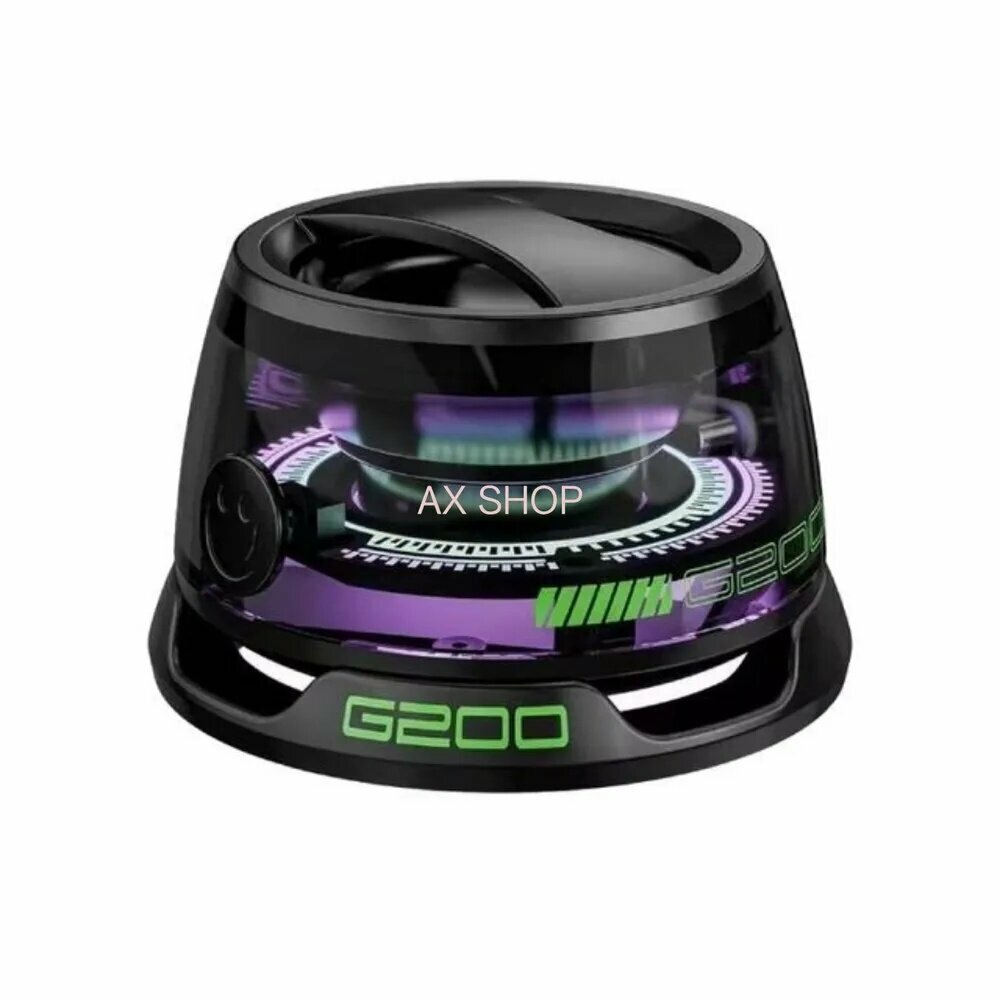 Колонка блютуз беспроводная, Магнитная колонка портативная, Bluetooth 5.3, С RGB-подсветкой