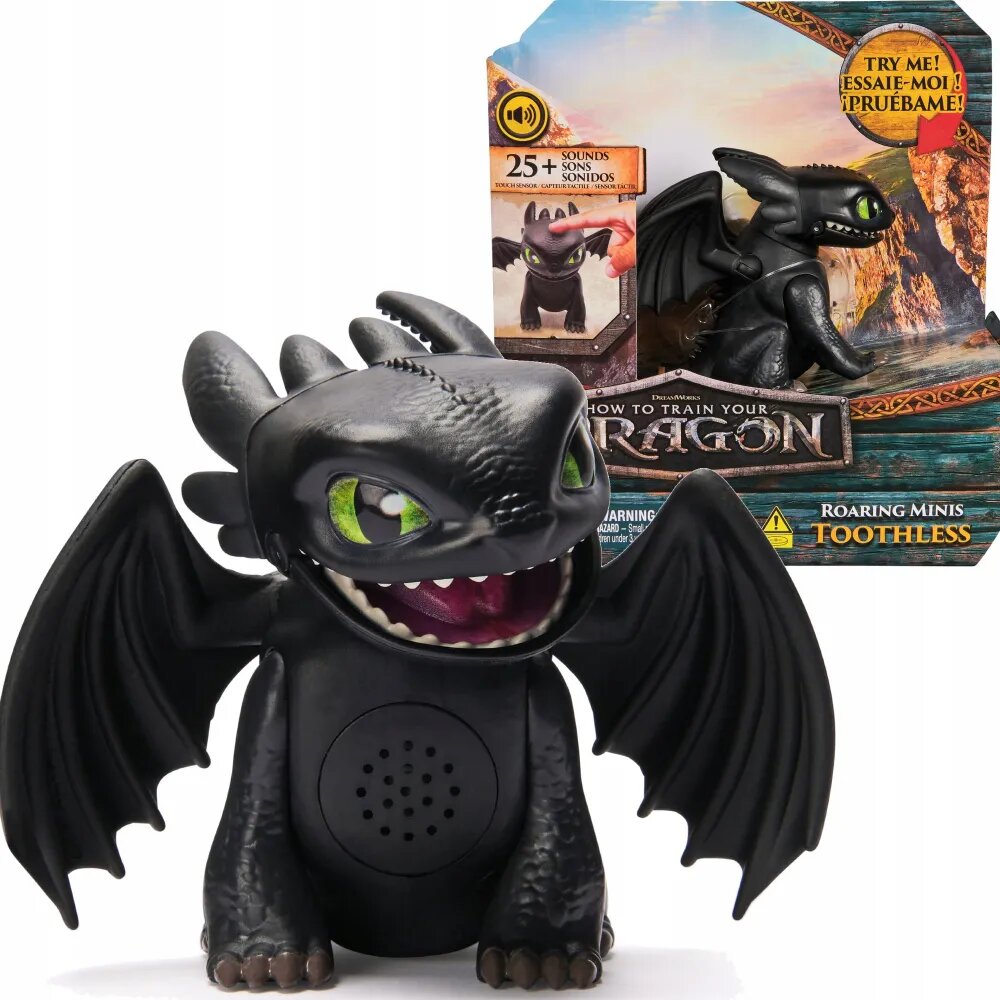Фигурки DreamWorks Dragons Как приручить Дракона - Интерактивный ревущий Беззубик - 6072696 20151465-JHC