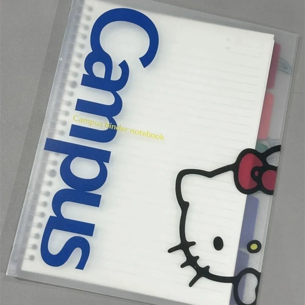 Hello Kitty Блокнот в линейку прозрачный для девочек, 1 шт.