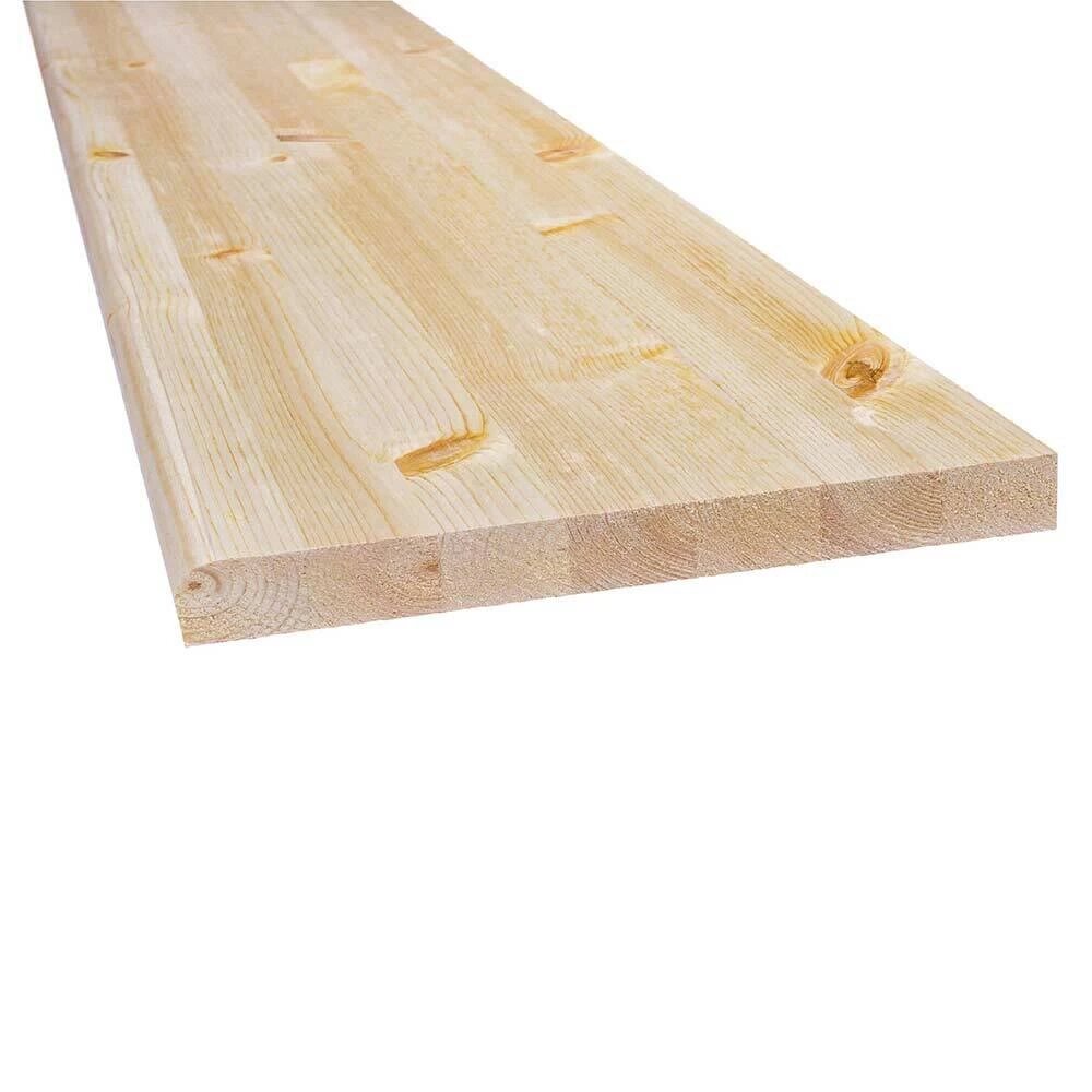 Подоконник деревянный 400х1500х28 мм цельноламельный хвоя 5011100292