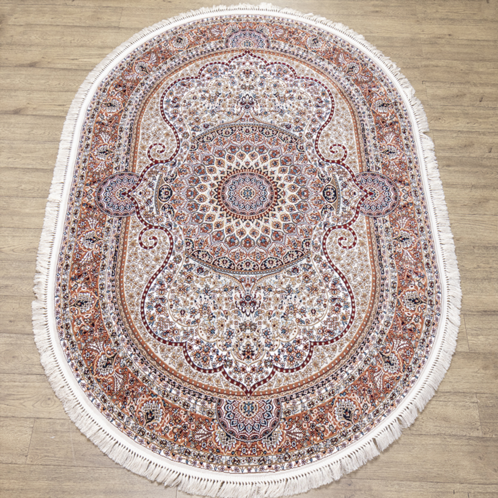 Ковер Семеркант дизайн 29215 цвет 22822 Овал 1.6x3м