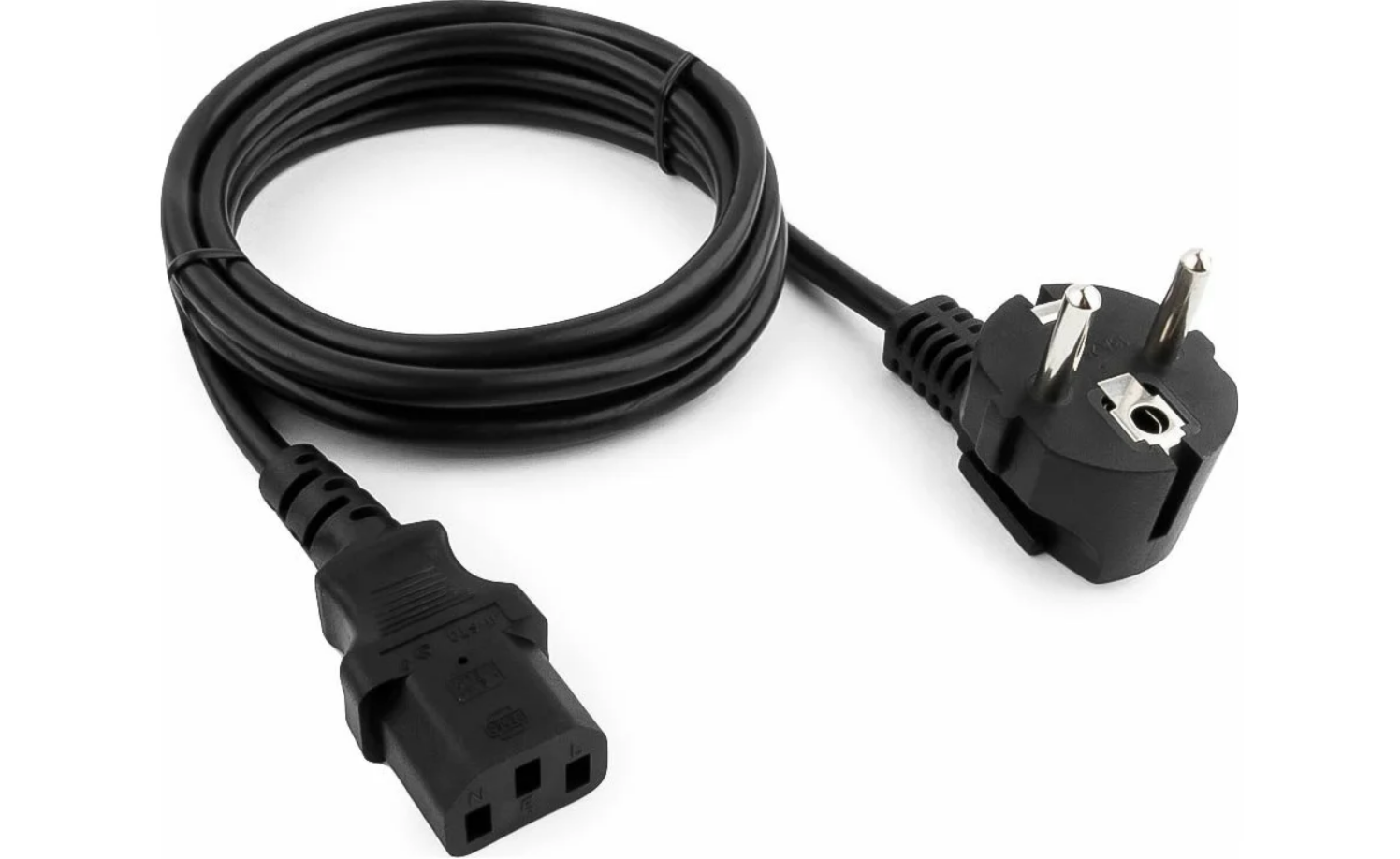 Кабель питания Cablexpert PC-186, 1.8 метра, Schuko, C13, черный