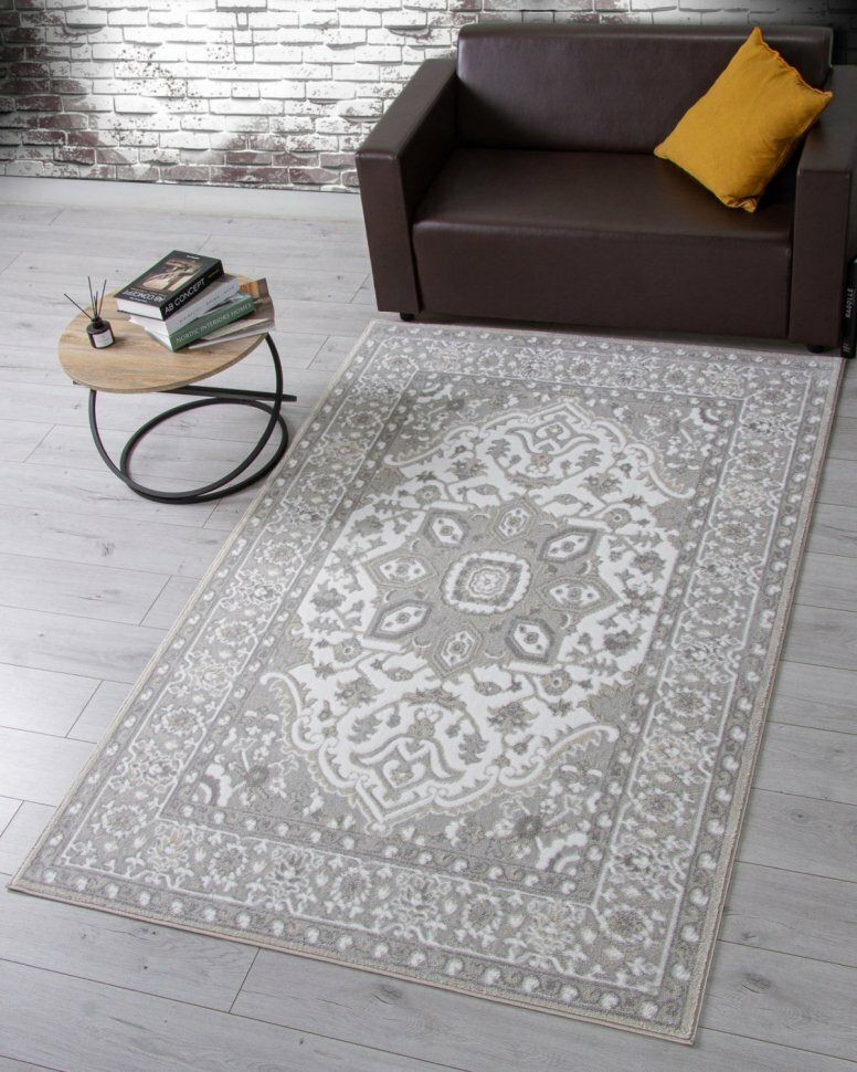 Ковер F616 - GRAY - Прямоугольник - коллекция OSTIN (2.4 х 3.4 м)