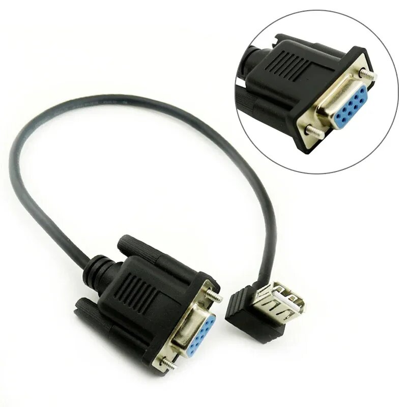 Кабель-адаптер USB 2.0 на RS232 DB9 25см