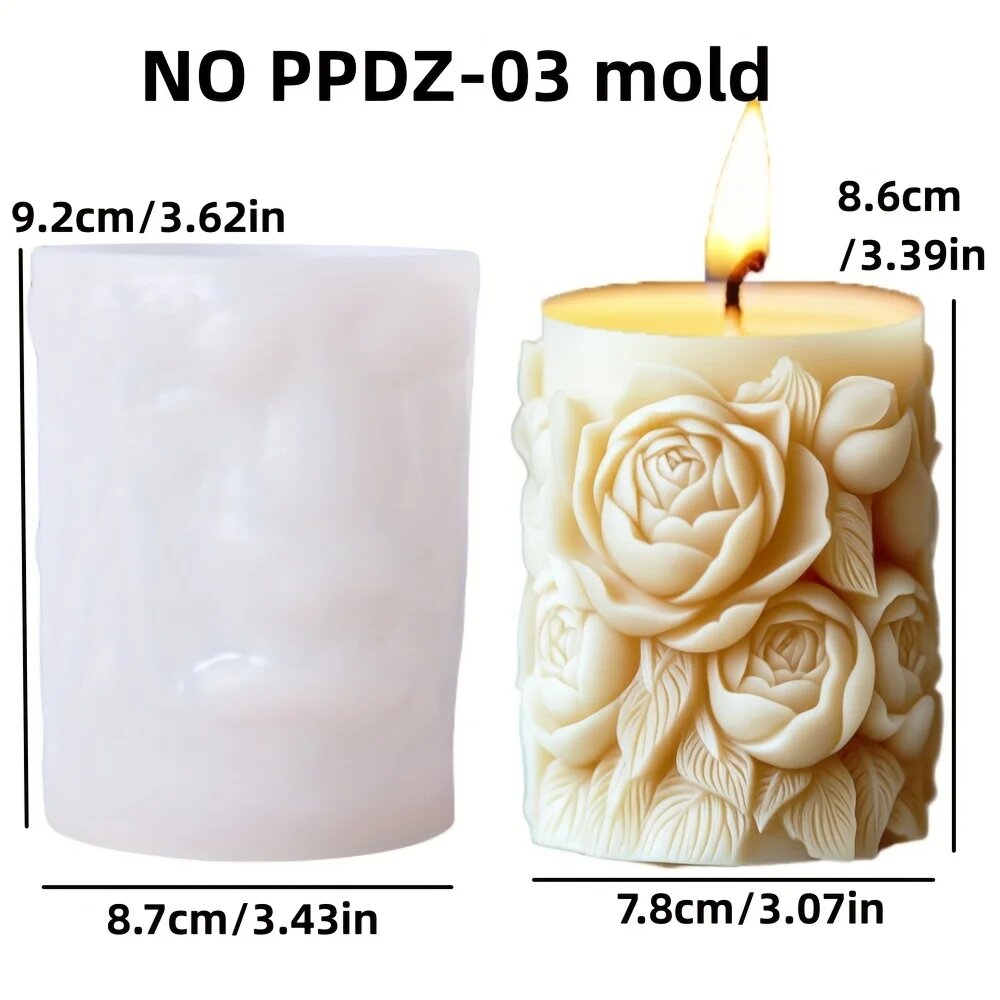 Силиконовая форма для свечей NO PPDZ-03 mold