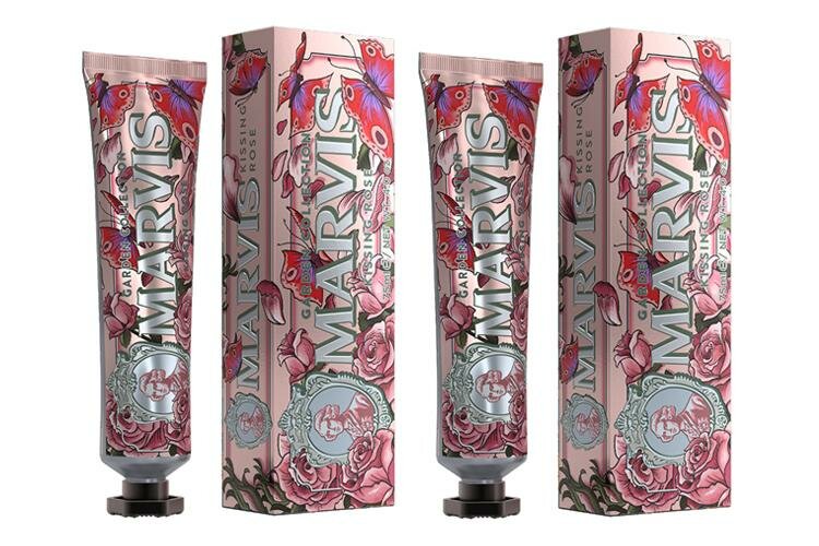 Набор зубных паст унисекс Marvis Garden Collection, для свежего дыхания, 75мл*2