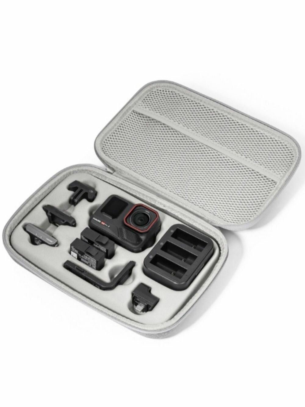 Чехол Sunnylife, для экшн-камер, на карабине, черный, для Insta360