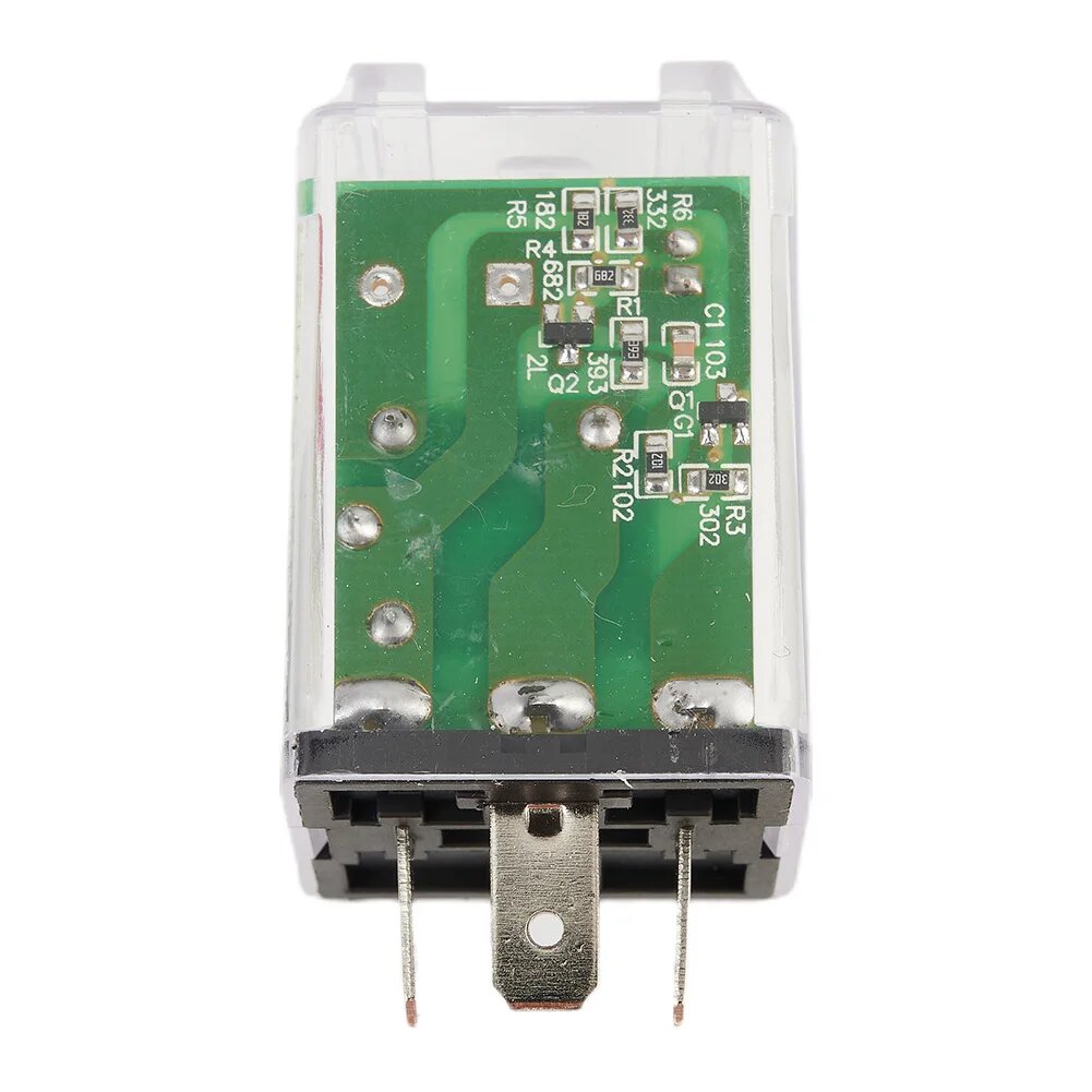 12 В 3-контактное электронное реле мигалки для замены автомобильного указателя поворота, совместимое со светодиодными системами 12 В, простая установка