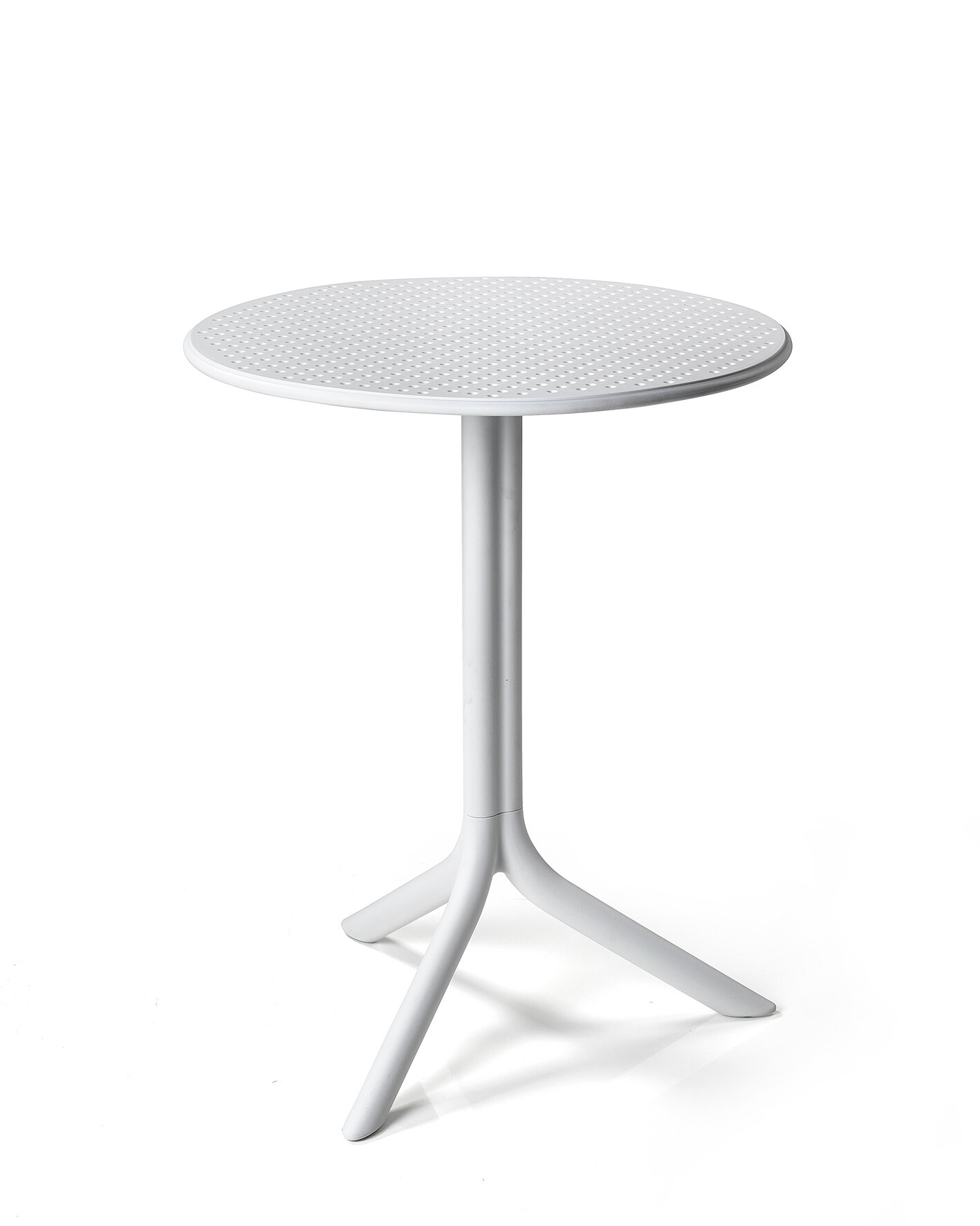 Стол садовый NARDI STEP (Степ), цвет белый, для улицы, D 605хh400-765 мм