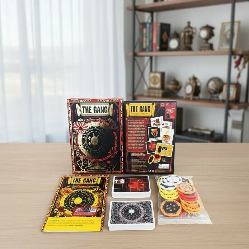 Улучшения THE GANG: Premium Edition! Настольная игра Техасский Холдем для 3-6 игроков (20 минут). Вечеринки, дома, компании