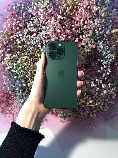 Смартфон Apple iPhone 13 Pro 128 ГБ Green 100% Батарея #50