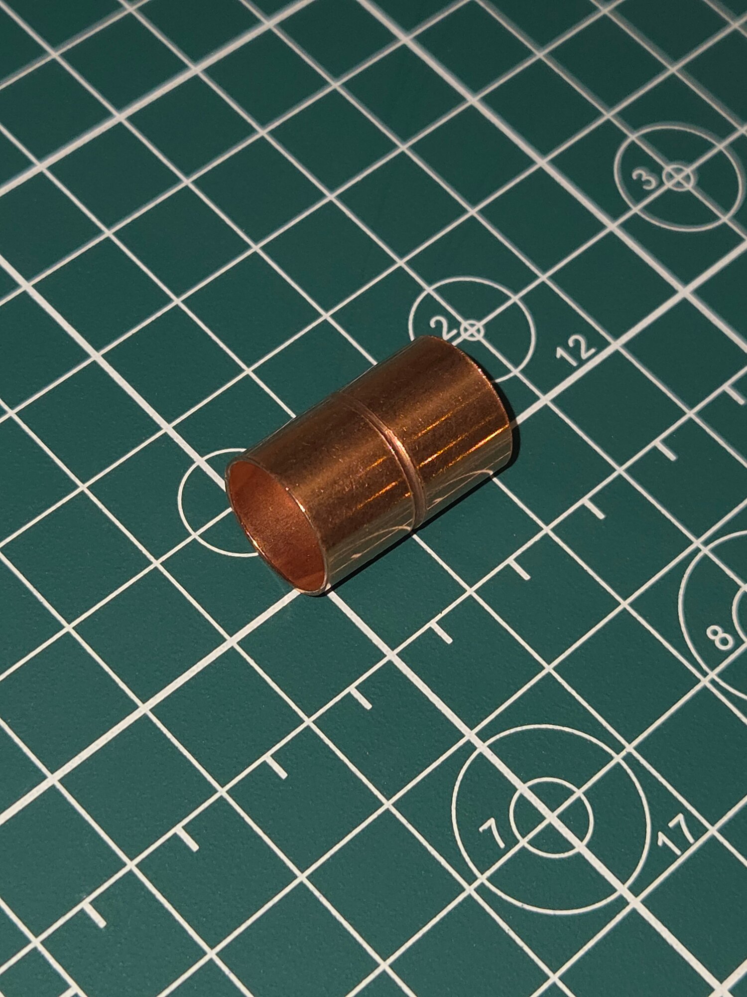 Муфта медная под пайку 1/2" (12.7 мм.)