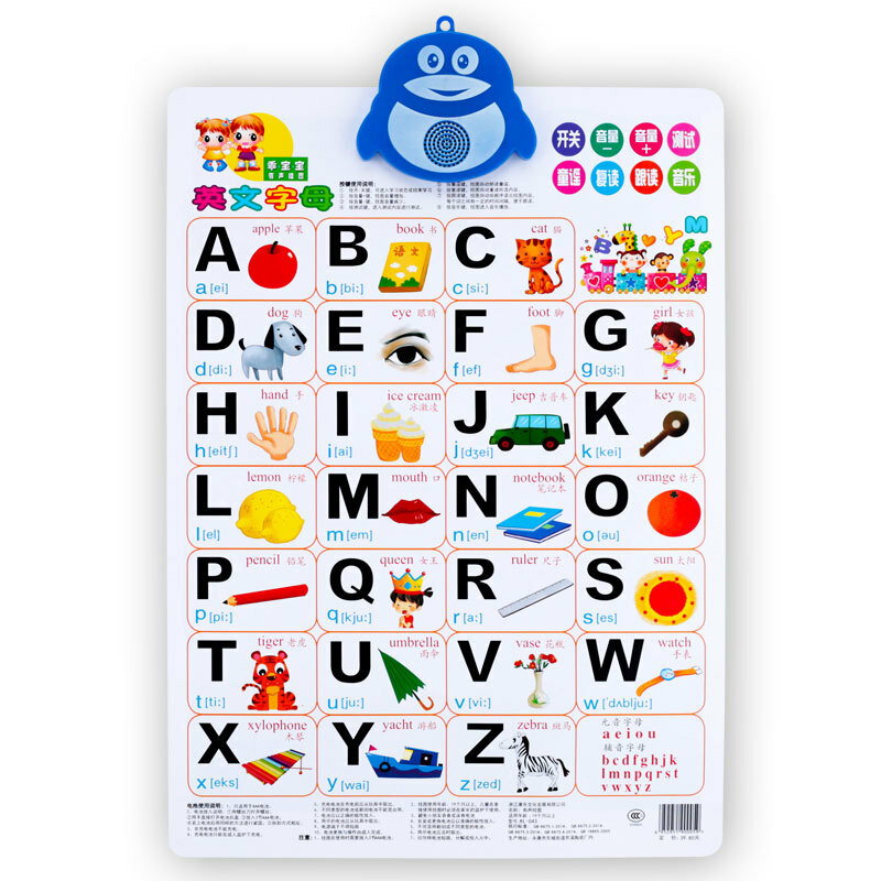 Таблица умножения для заучивания, математика, двусторонняя, высококачественная, с функцией воспроизведения звука, полный комплект настенных наклеек с числами, таблица умножения, пластиковая.