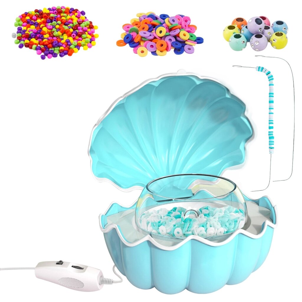 Электрическая машина для вышивания бисером Shell-синий