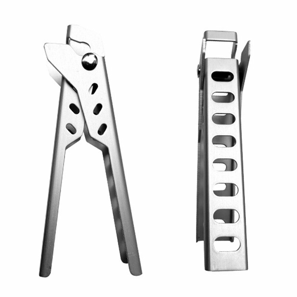 Anti-Hot Plate Gripper Dish Plate Lifter Pan Holder Clamp Bowl Clip Tong из алюминия размером 12.5 * 3 см весом 33 г в количестве 1 штука