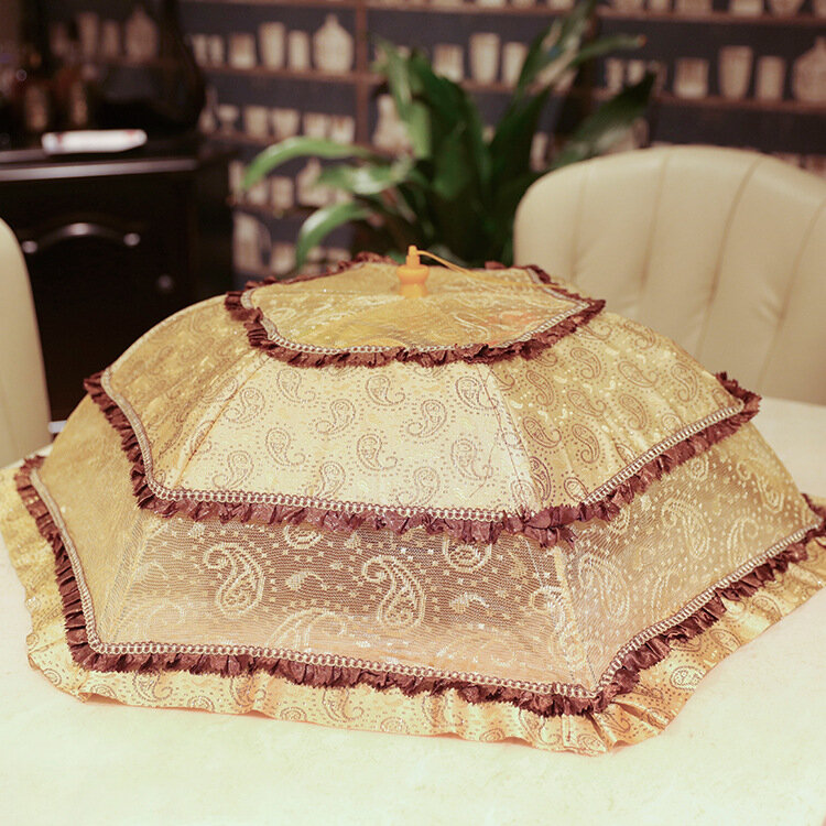 Большой складной чехол для еды, прямоугольный чехол для еды, чехол от насекомых, чехол для обеденного стола, чехол для посуды пищевого класса, защита от мух.