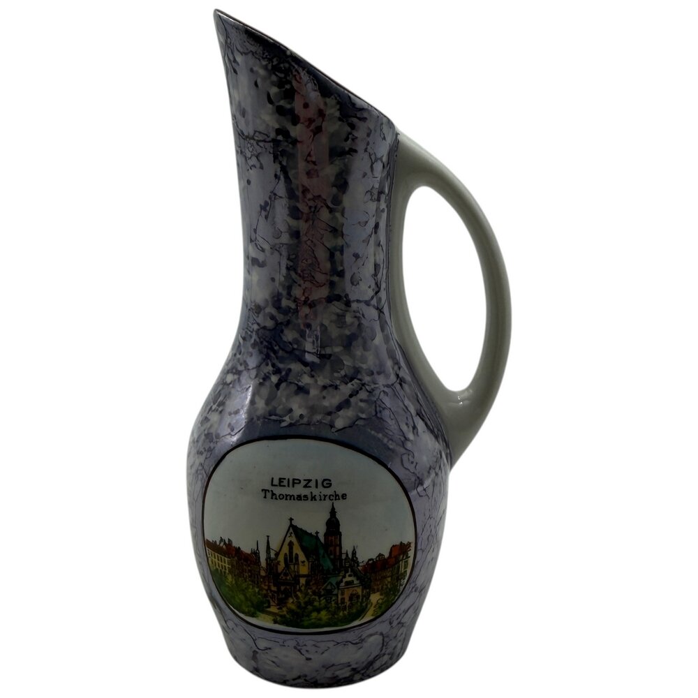 Ваза - кувшин "Leipzig", 15 см, фарфор, роспись, 1960-1970 гг, Германия
