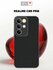 Чехол на Realme C85 Pro / Реалми C85 Про с принтом черный карбон