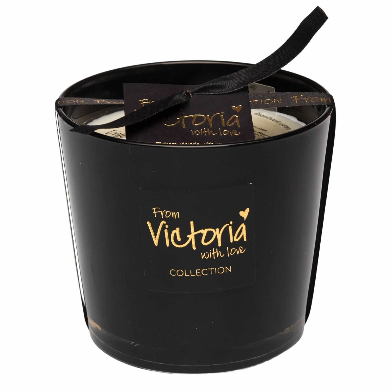 Ароматическая свеча From Victoria With Love Glossy Small Black Scented Candle