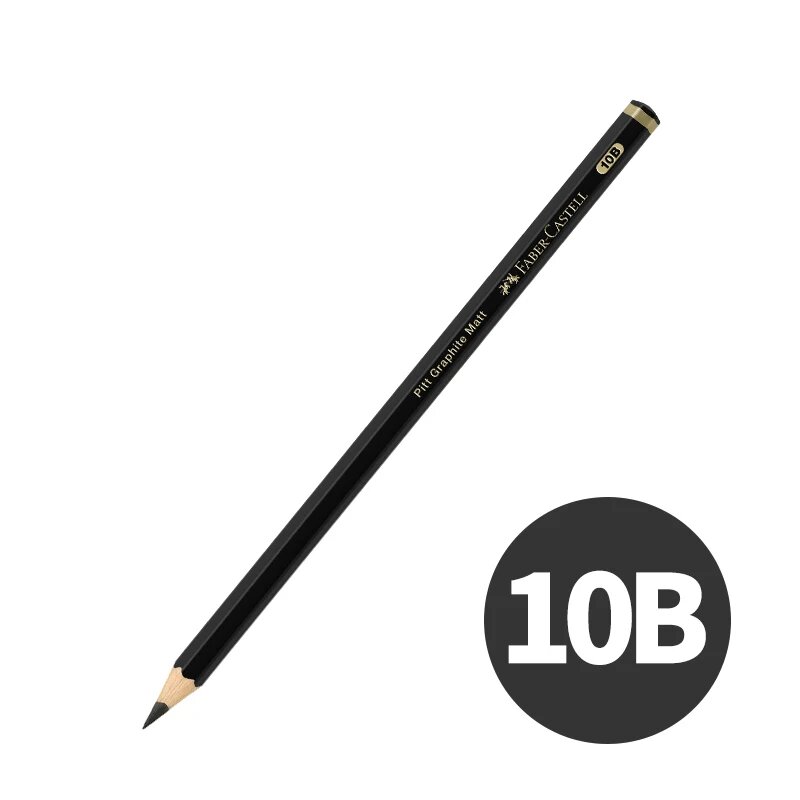 Faber-Castell матовые графитовые карандаши для рисования 10B-1pcs
