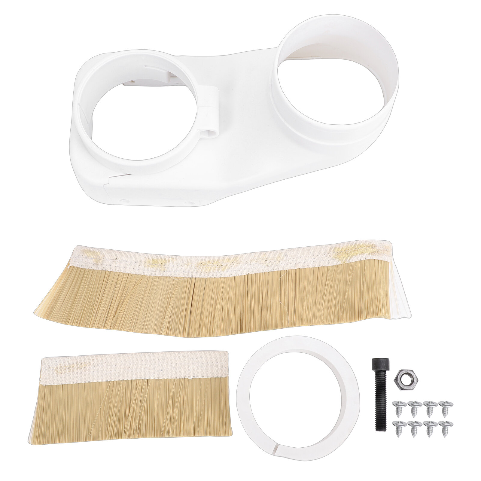 Крышка ЧПУ Пылеуловителя Шпинделя 75 мм и Щетки для Фрезерного Гравировального Станка Белого Цвета