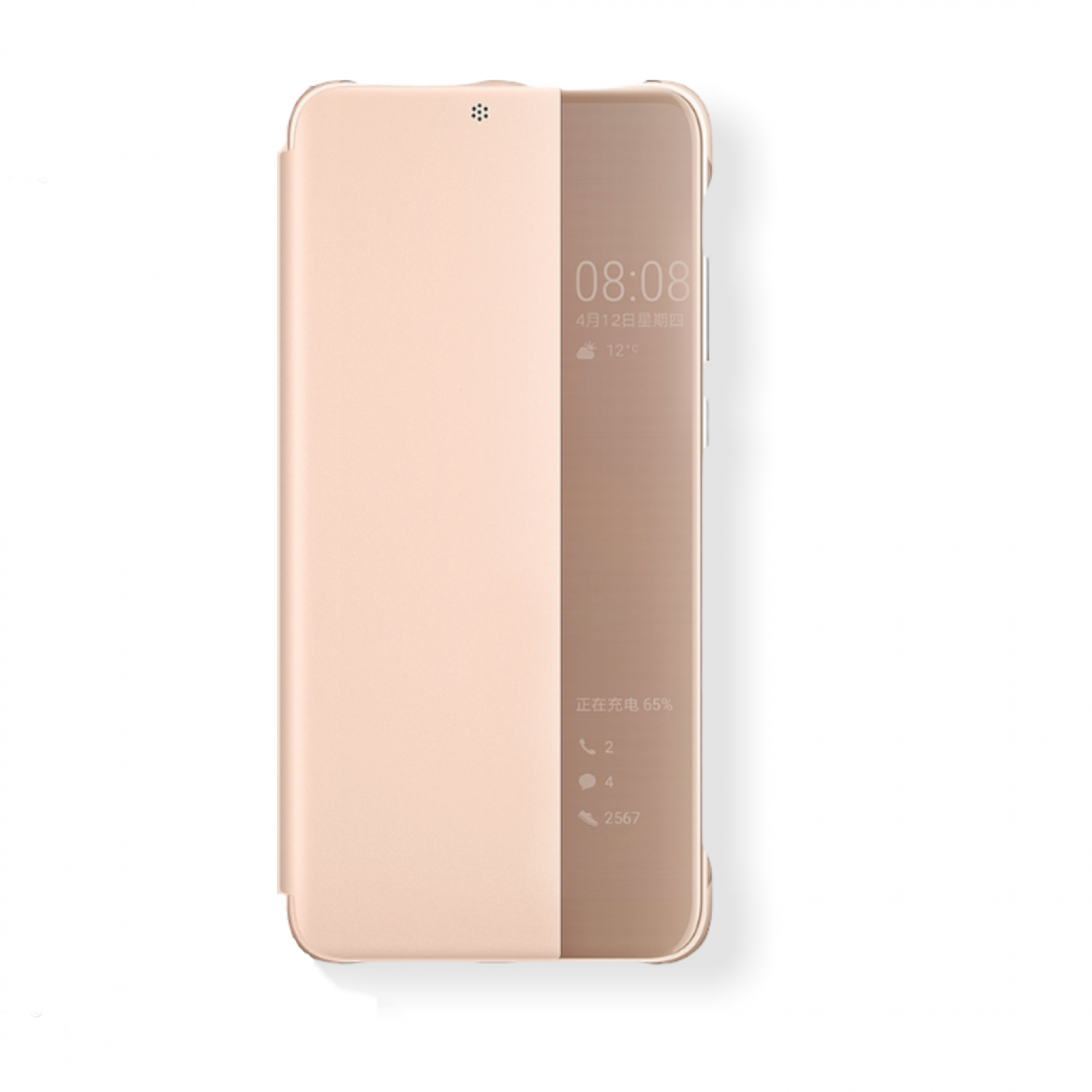 Чехол-книжка MyPads с боковым окном для Huawei P20 5.8 (EML-AL00) розовый