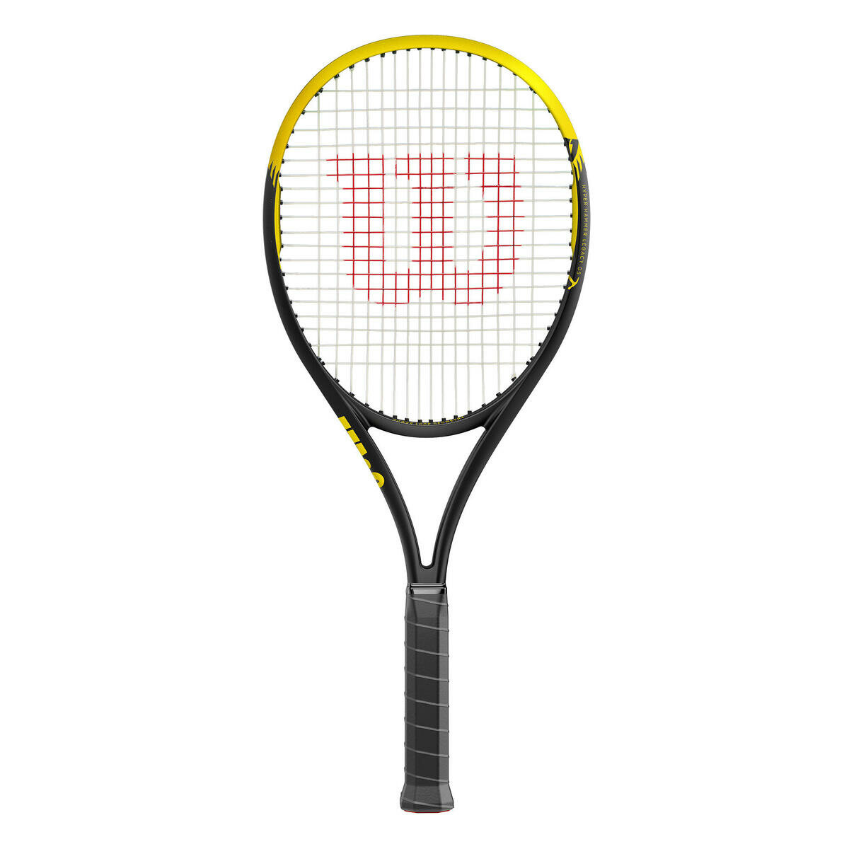 Decathlon Теннисная ракетка Wilson Hyper Hammer Legacy Mid, размер GRIP 3, цвет черный/желтый