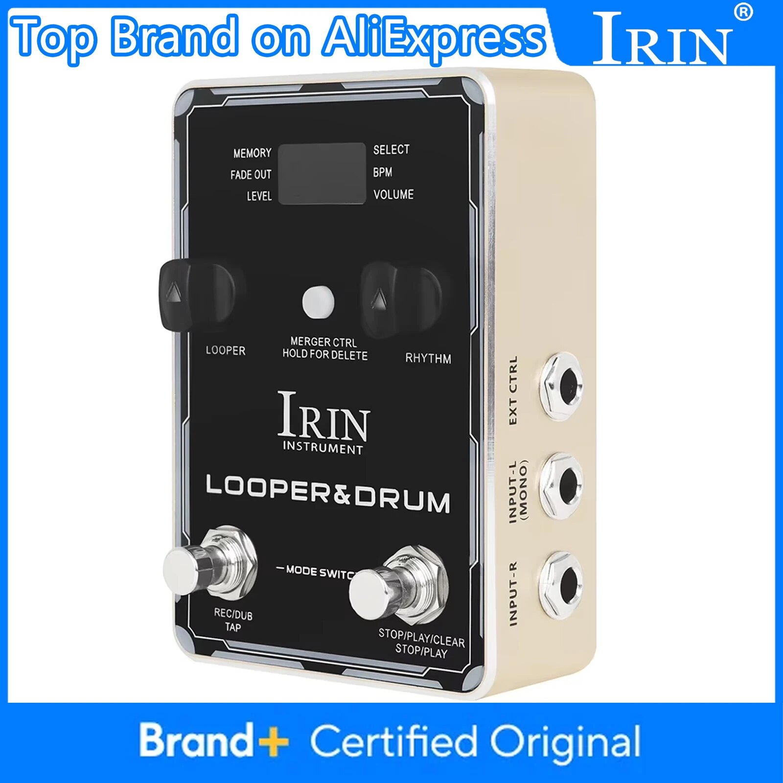 Педаль IRIN XS-04 Looper для гитары