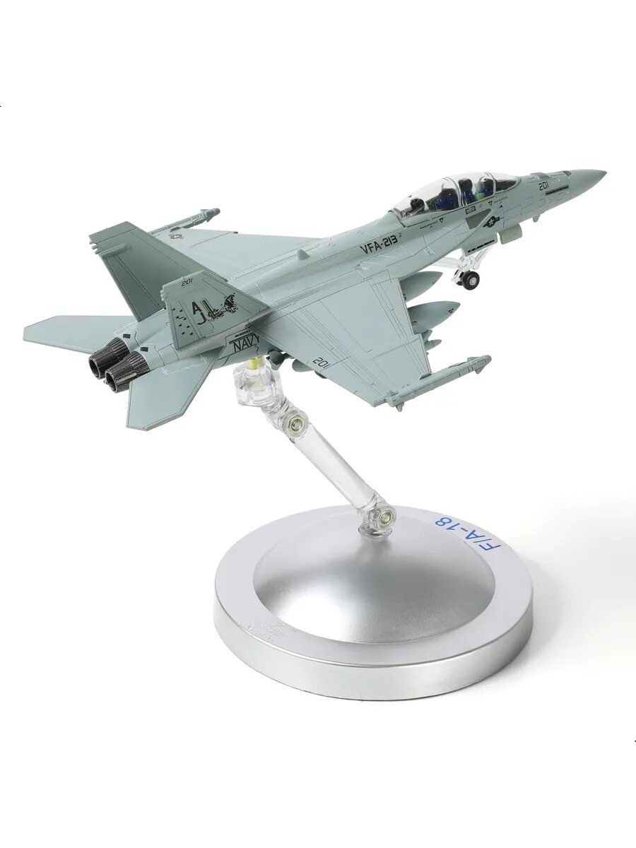 Модель F-18 Super Hornet VFA-213 1/100 металл