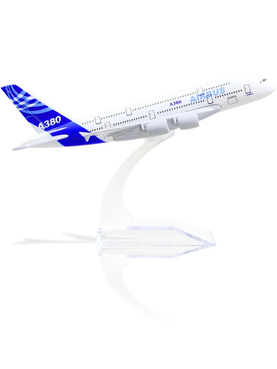 1/400 Airbus A380, металл, подставка