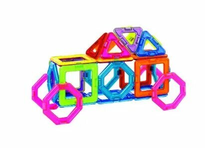 Конструктор Magformers Basic Plus 30 Set - Магнитный конструктор для детей от 3 лет, 30 деталей — фото 1
