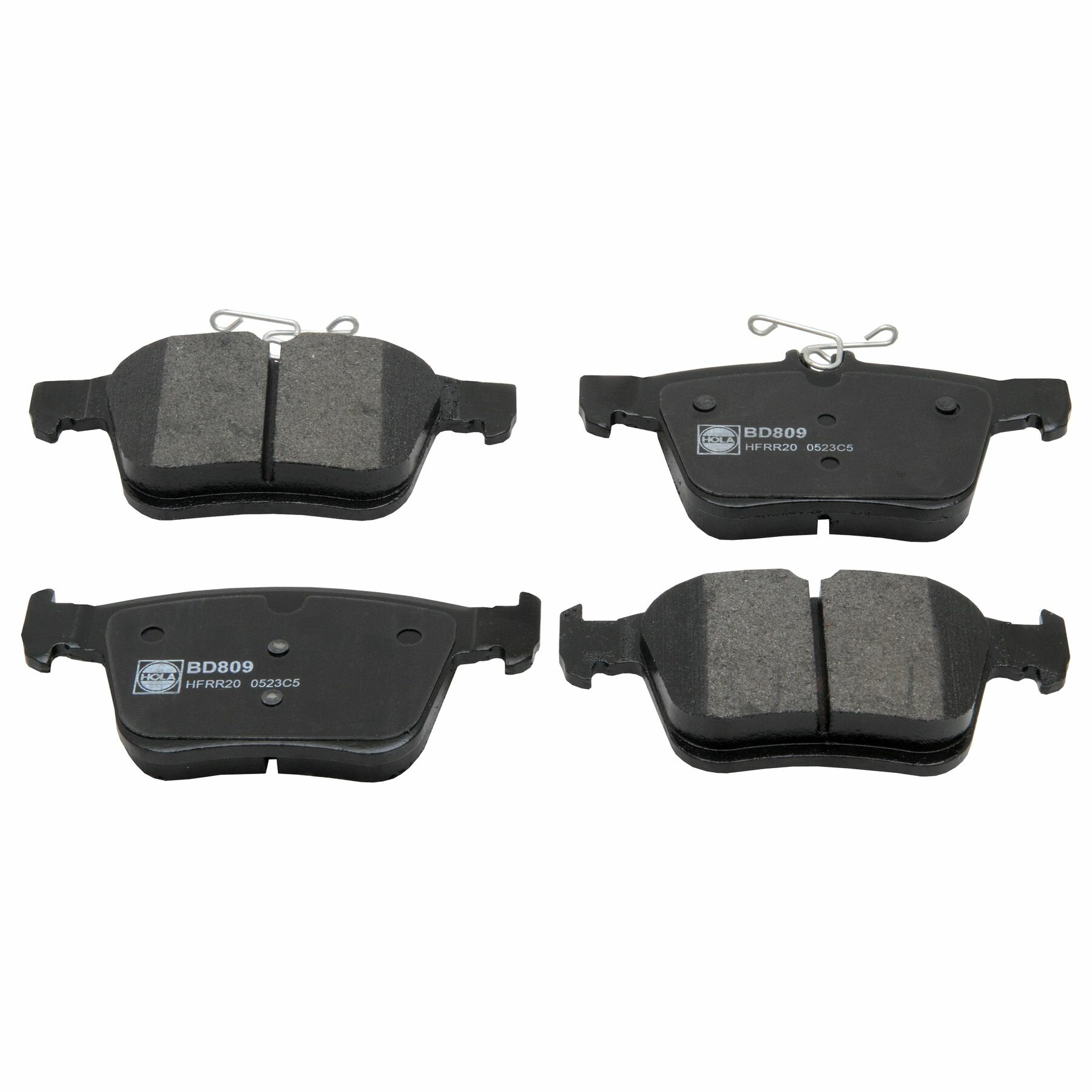 HOLA тормозные колодки дисковые задние (EPB) - эл. стоян. торм SKODA KAROQ, VW GOLF VII TOURAN TAOS, AUDI A3 Q2 BD809