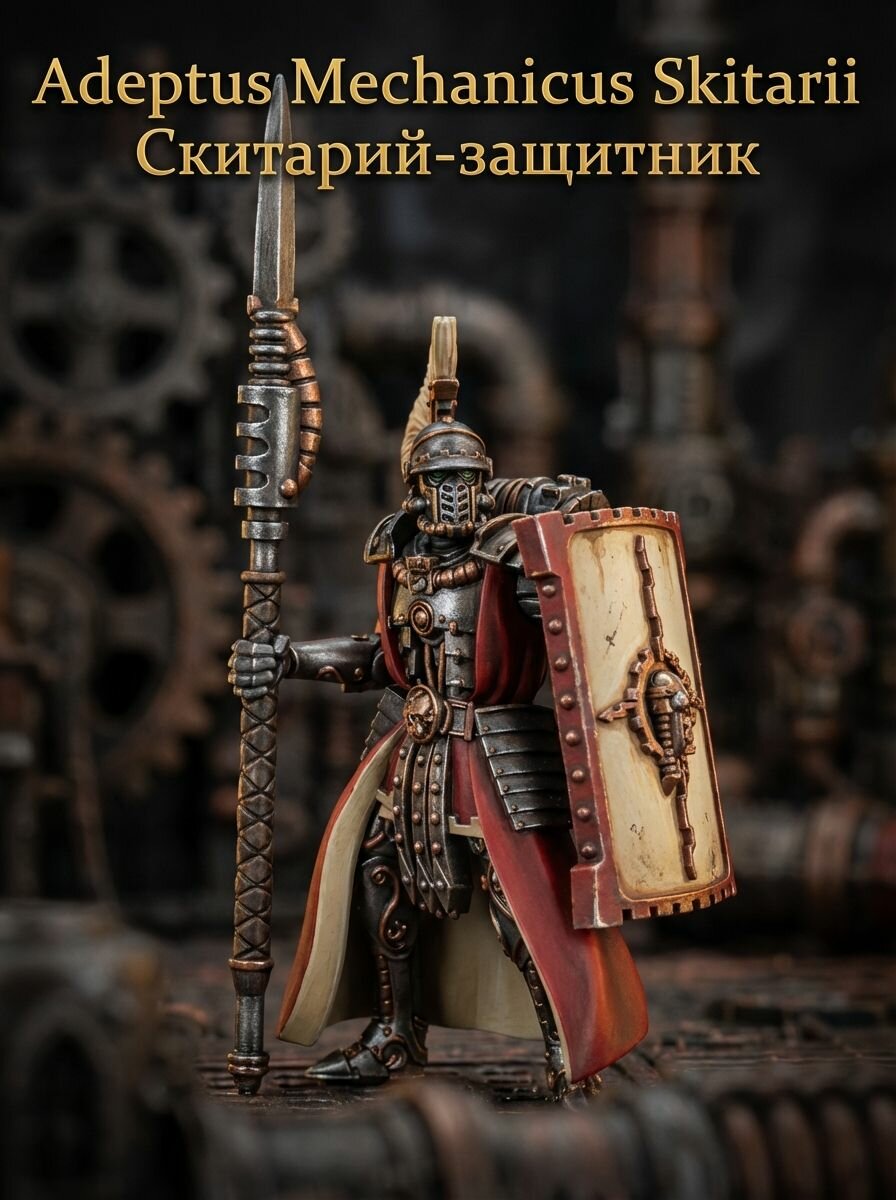 Adeptus Mechanicus Skitarii Скитарий-защитник миниатюра