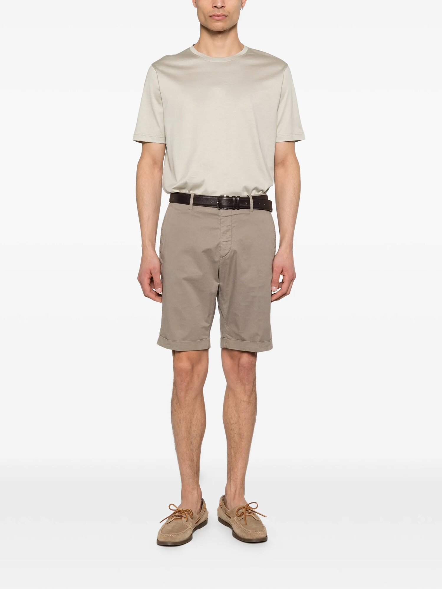 Шорты Corneliani Turned-hem shorts, размер 54, разноцветный — фото 1