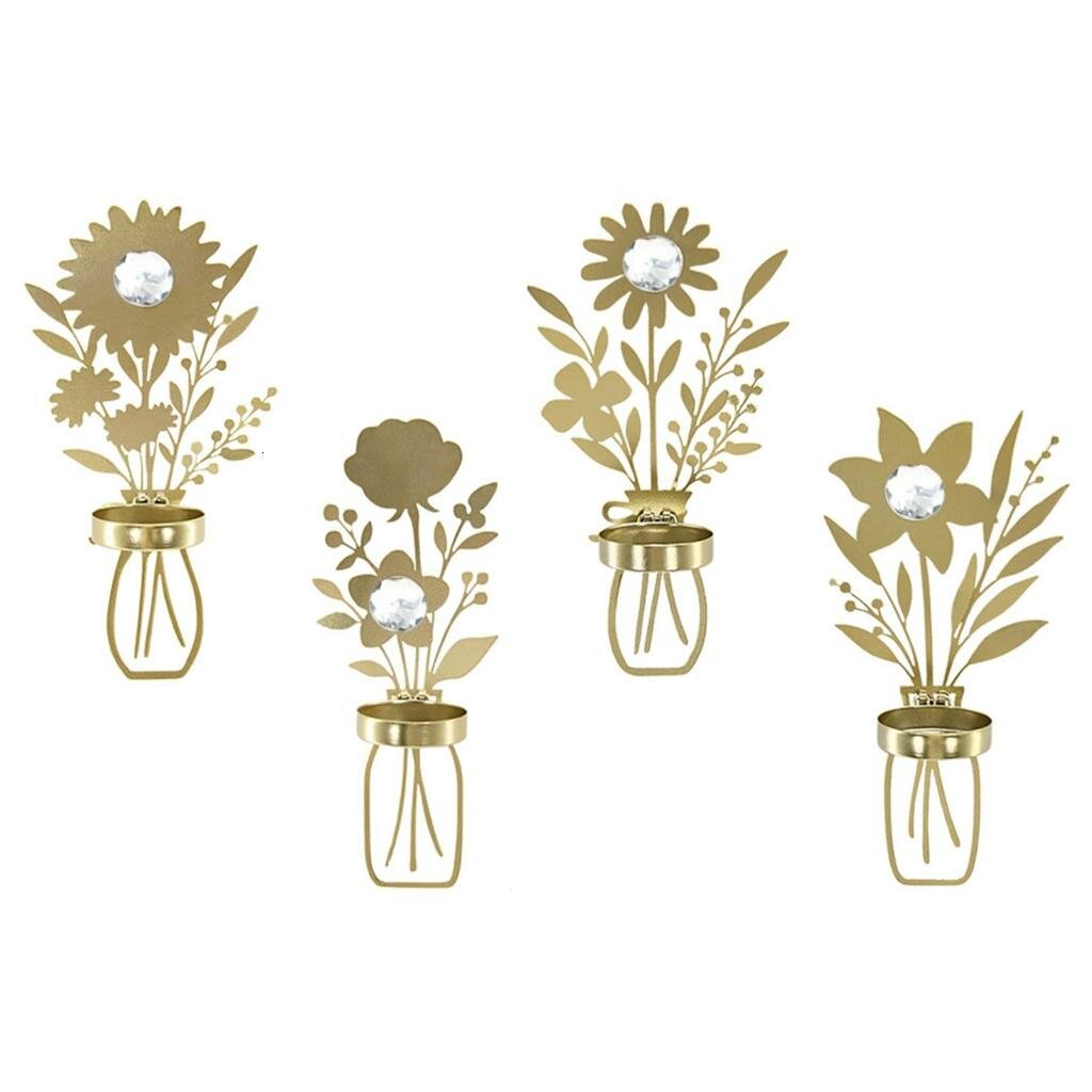 Настенные канделябры, Золото